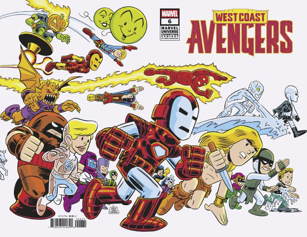WEST COAST AVENGERS #6 CHRIS GIARRUSSO MARVEL UNIVERSE CONNECTING WRAP