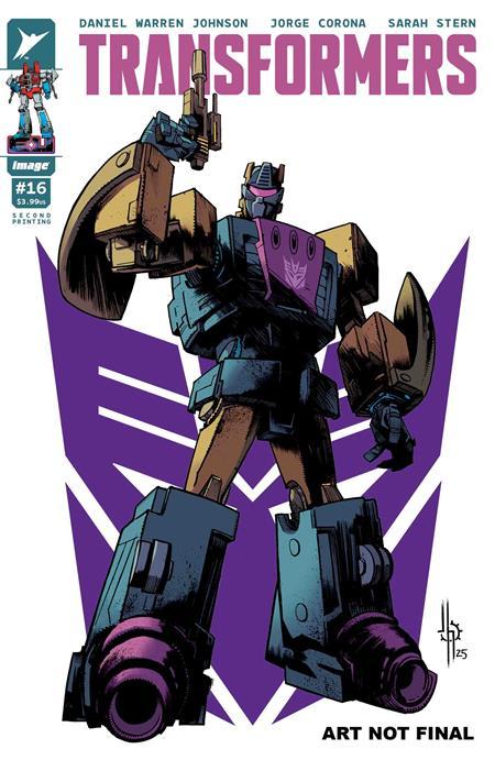 TRANSFORMERS #16 2ND PTG CVR A JASON HOWARD DECEPTICON A