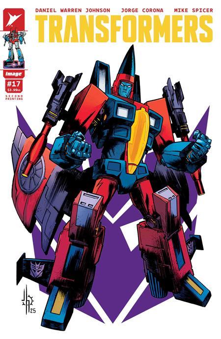 TRANSFORMERS #17 2ND PTG CVR A JASON HOWARD DECEPTICON A