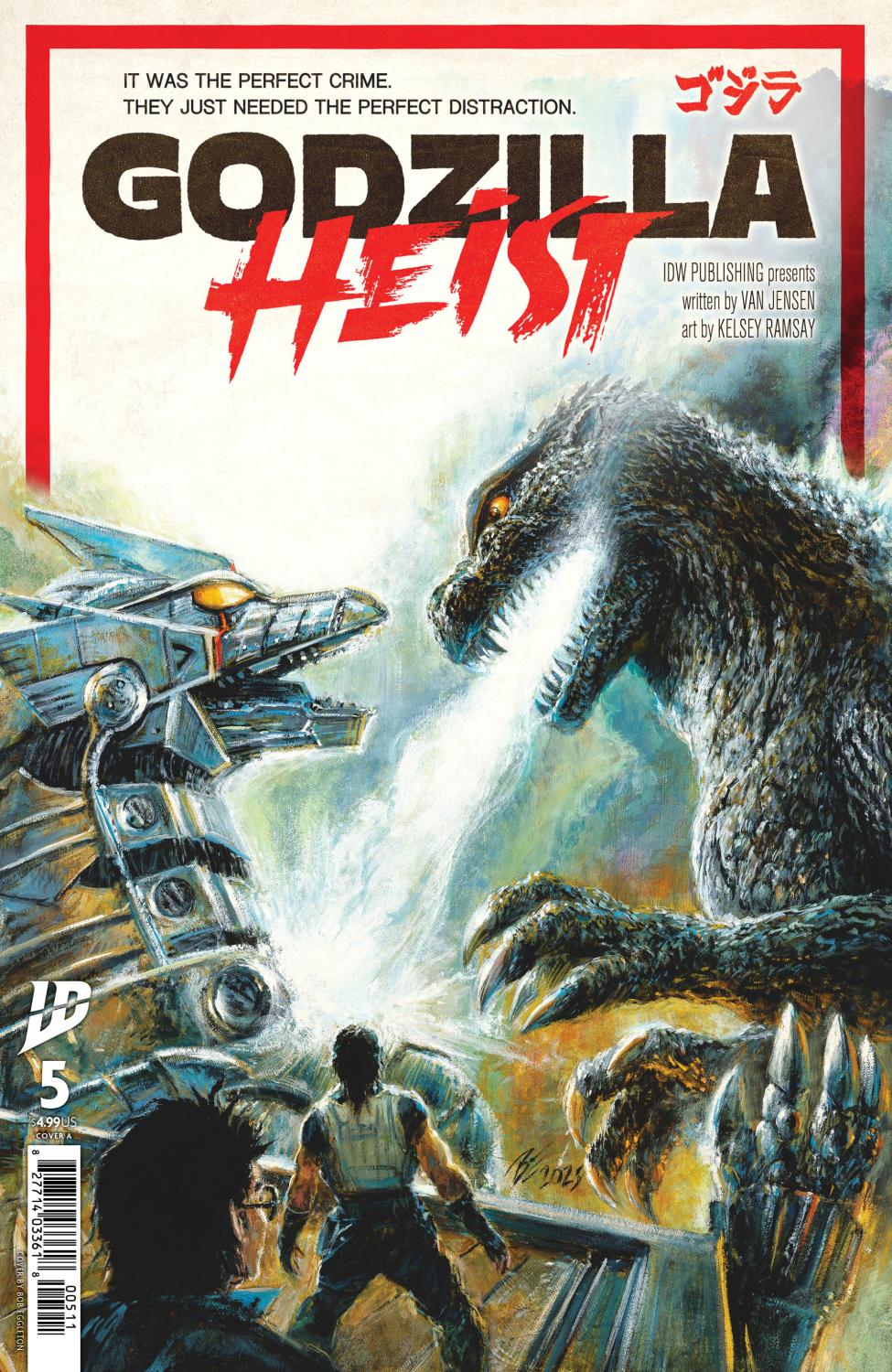 GODZILLA HEIST #5 COVER A EGGLETON