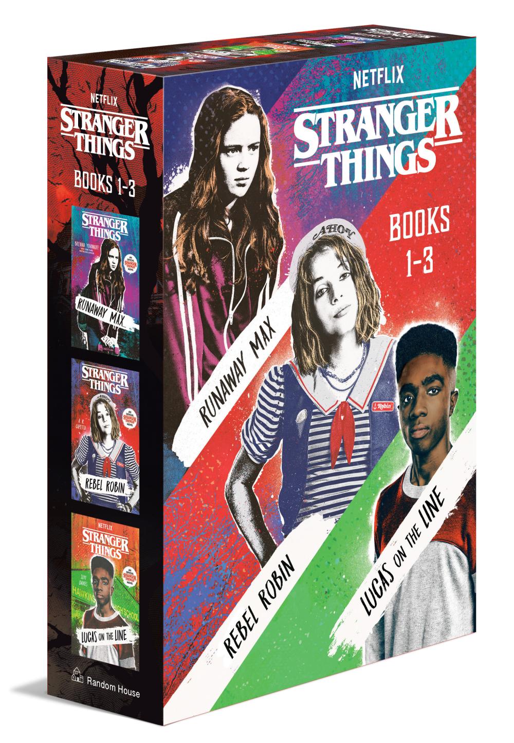 STRANGER THINGS BOXED SET BOOKS 1-3 RUNAWAY MAX REBEL ROBIN AND LUCAS