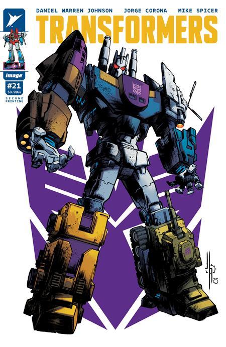 TRANSFORMERS #21 2ND PTG CVR A JASON HOWARD DECEPTICON A